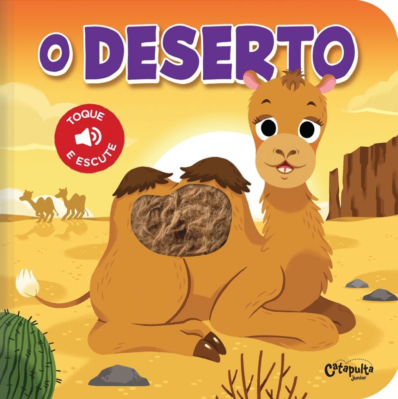 Livro com sons e texturas do deserto é lançamento para bebês - Mamãe & Cia